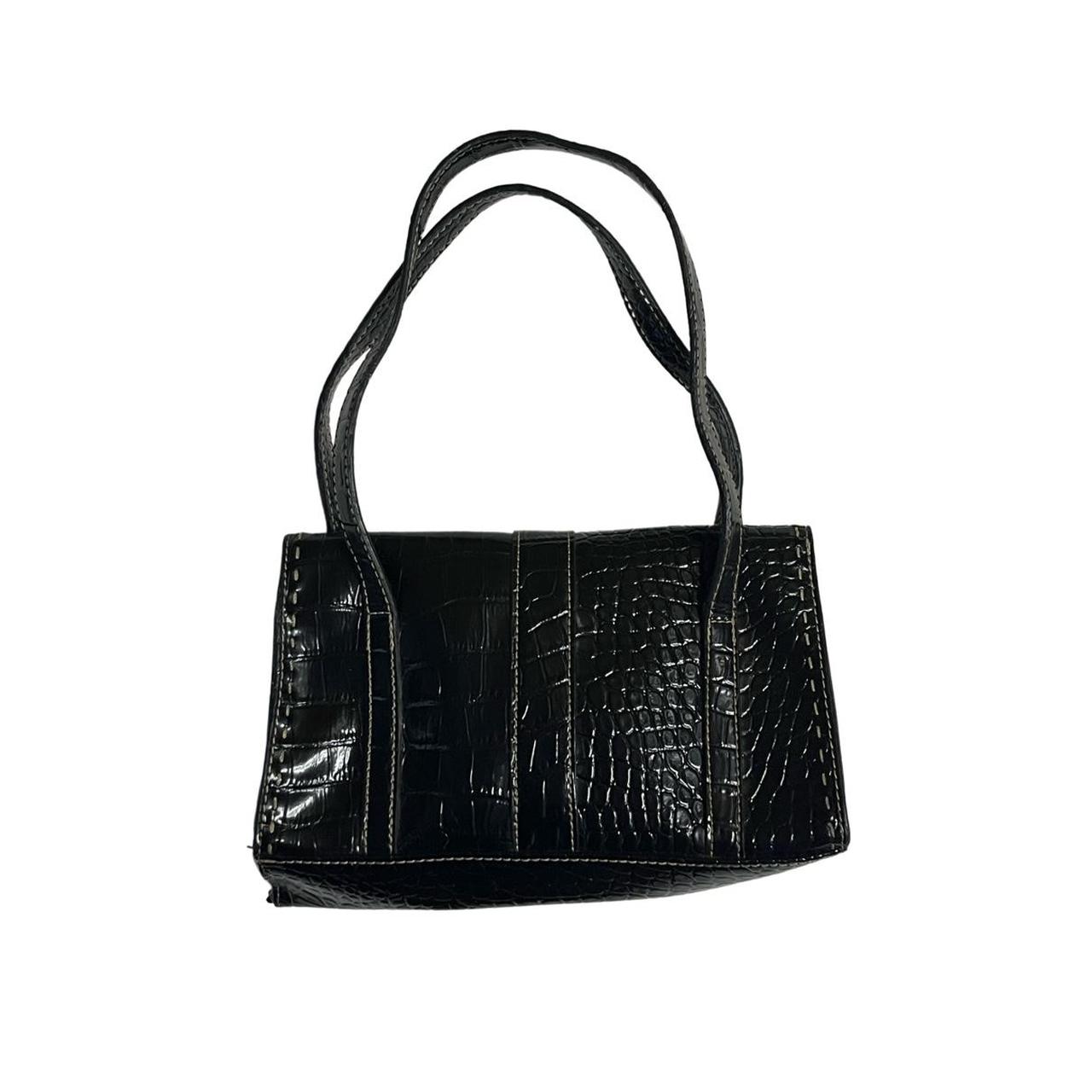 black y2k purse 2000s y2k shoulder bay... - Depop