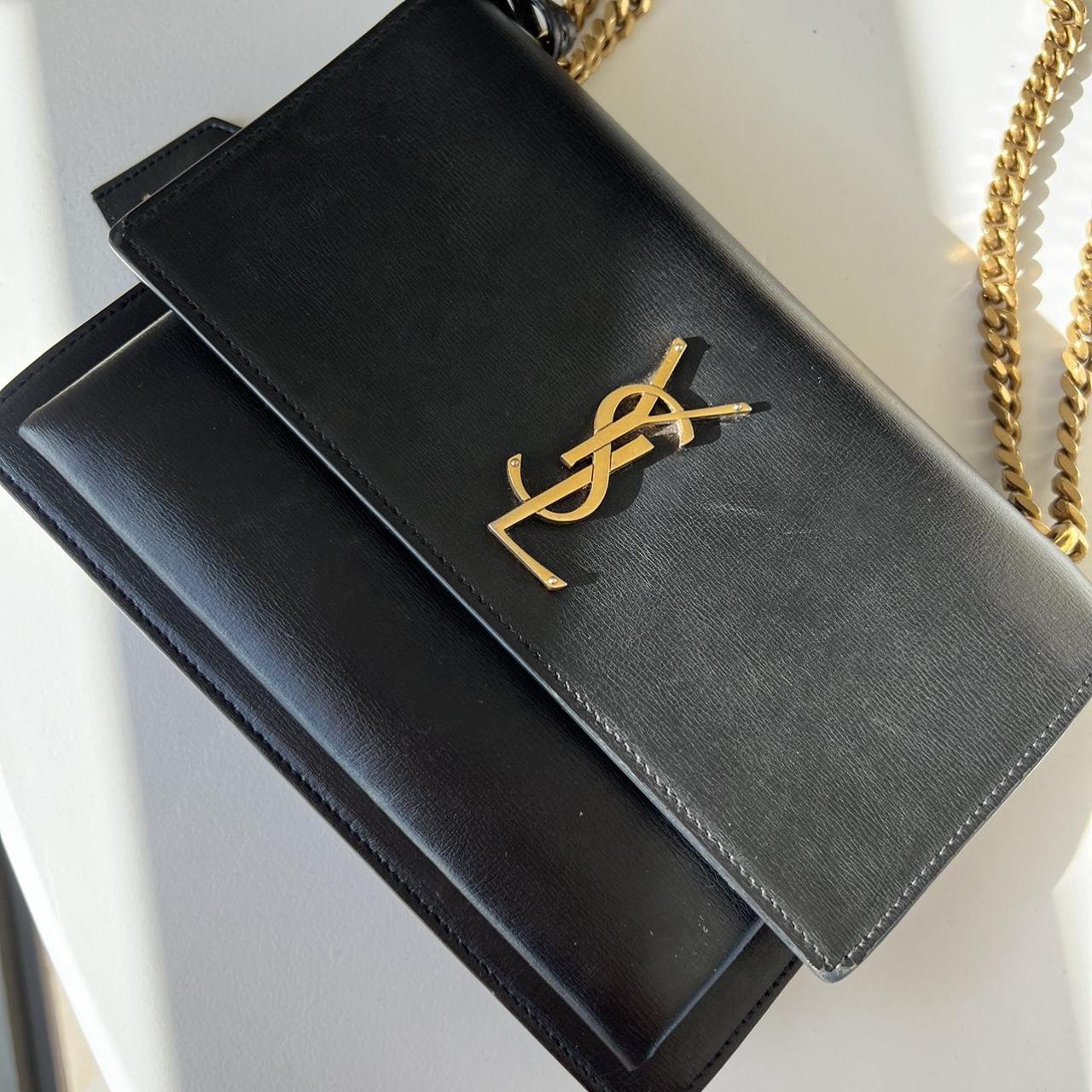 YSL SUNSET MEDIUM CHAIN BAG GREAT PRE LOVED... - Depop