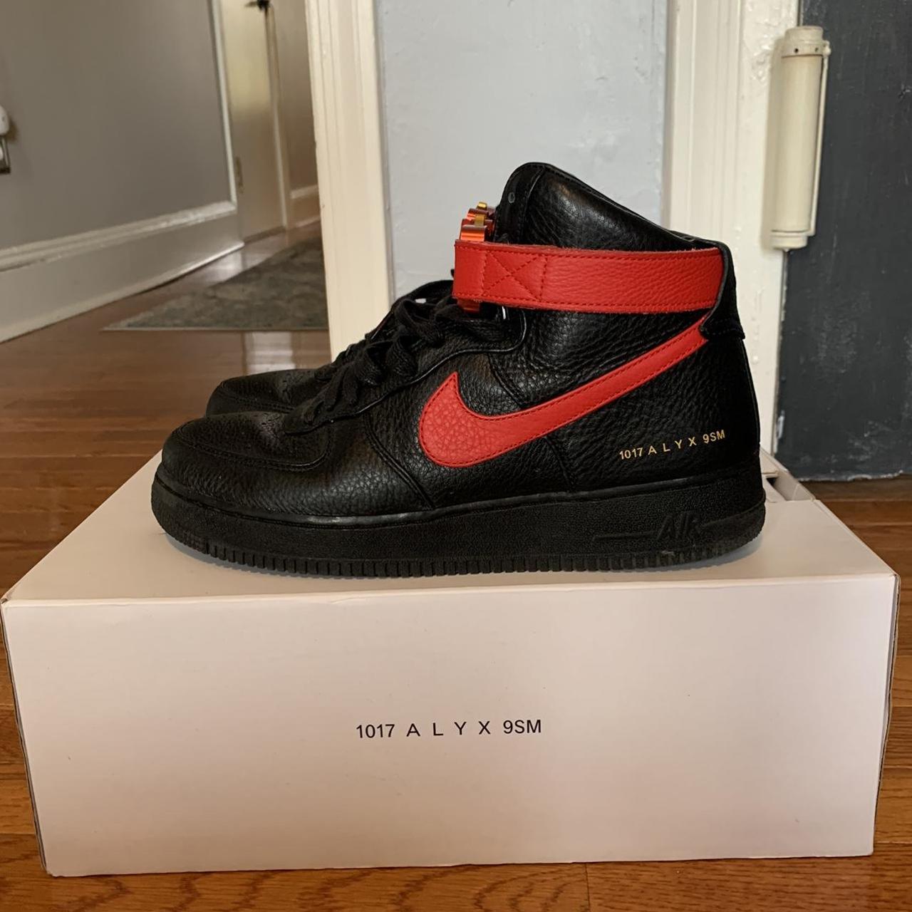 Alyx AF1 in the Black/Red Colorway Crazy shoe crazy... - Depop