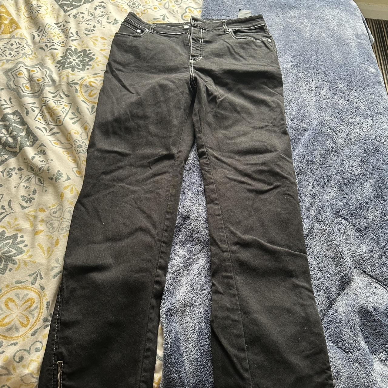 Represent split denim jeans - black Size 33” Great... | Depop