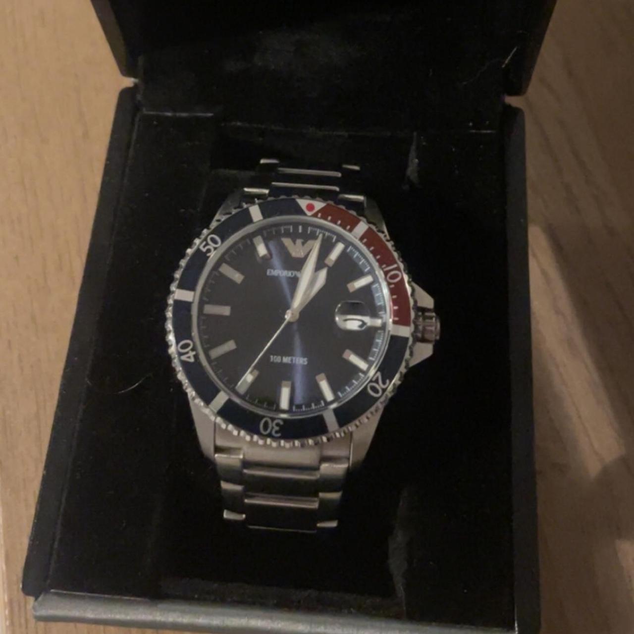 Men’s Emporio Armani AR11339 Watch Blue 42mm really... - Depop