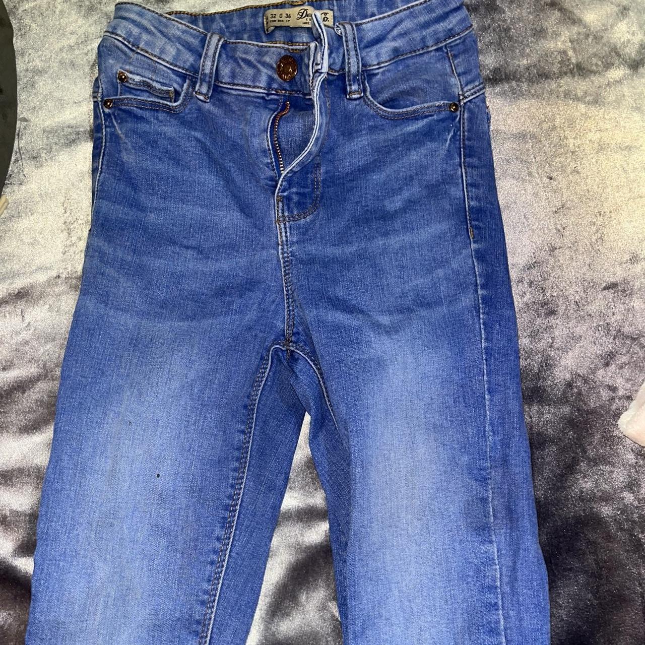 Primark Denim Blue jeans Worn lots size 4 Has a... - Depop
