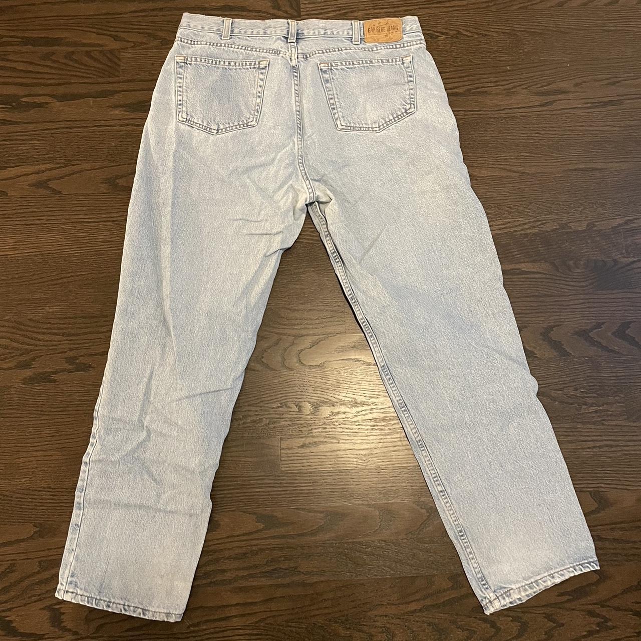 Vintage Gap Blue Jeans Perfect Condition No... - Depop Vintage Gap Blue Jeans Perfect Condition No... - Depop