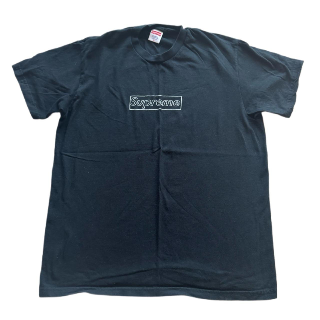 Supreme Kaws Box Logo Tee Size Medium - 100%... - Depop
