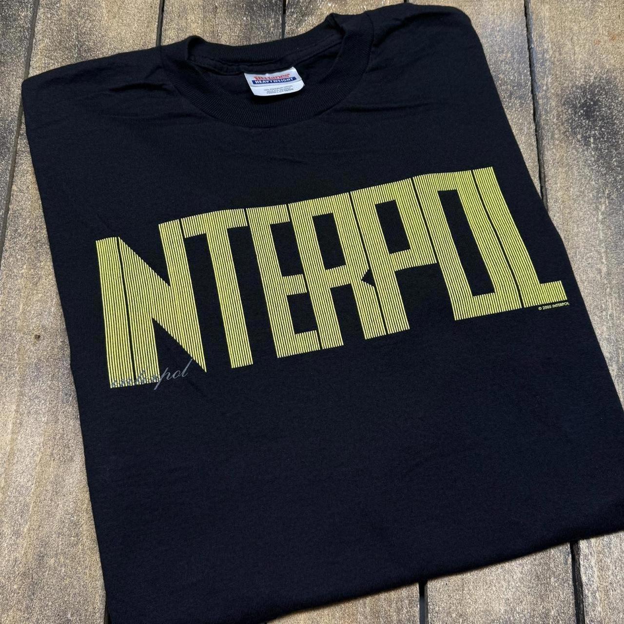 Women’s M vintage 2005 INTERPOL t shirt Officially... | Depop