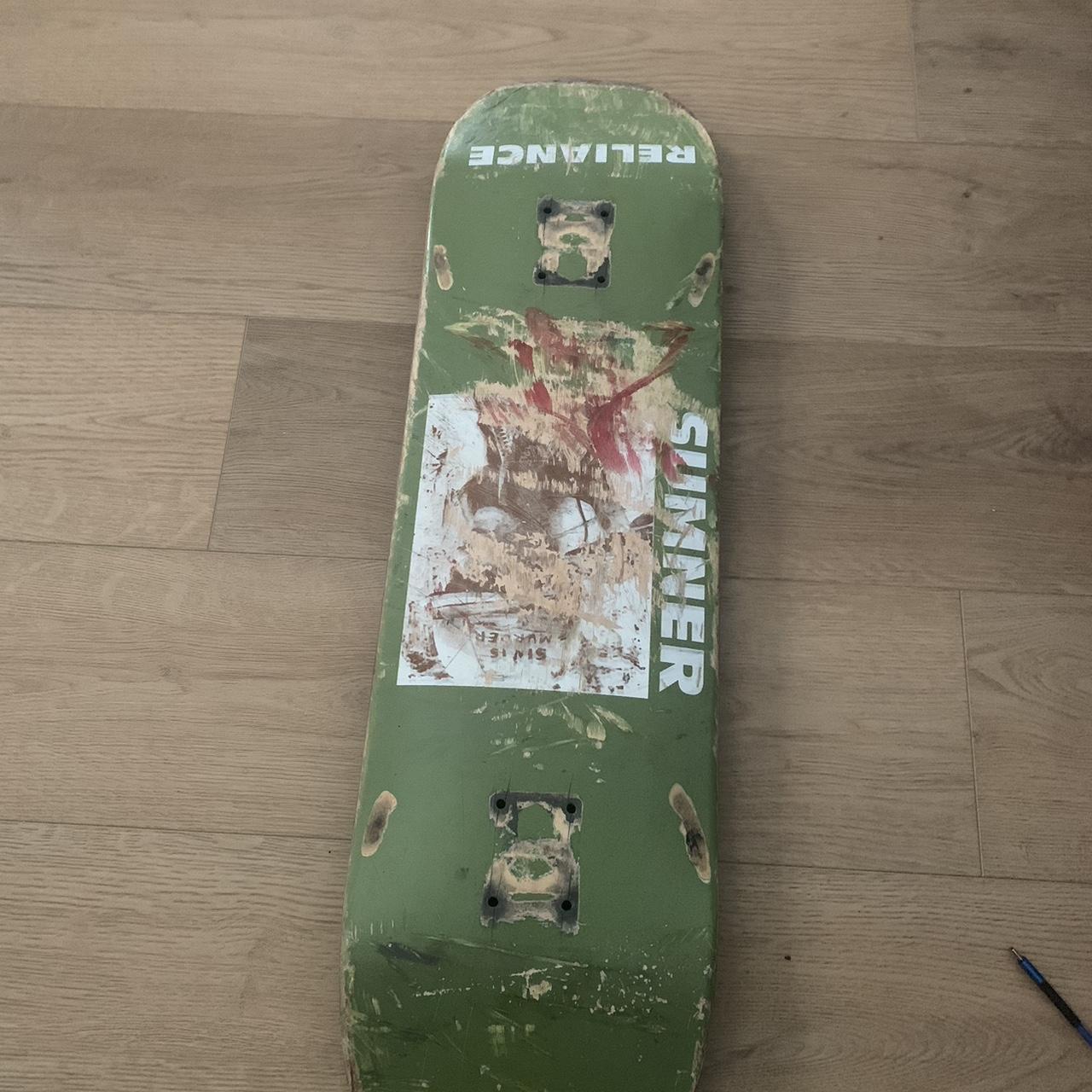 Reliance skateboard deck sumner pro model with the... - Depop