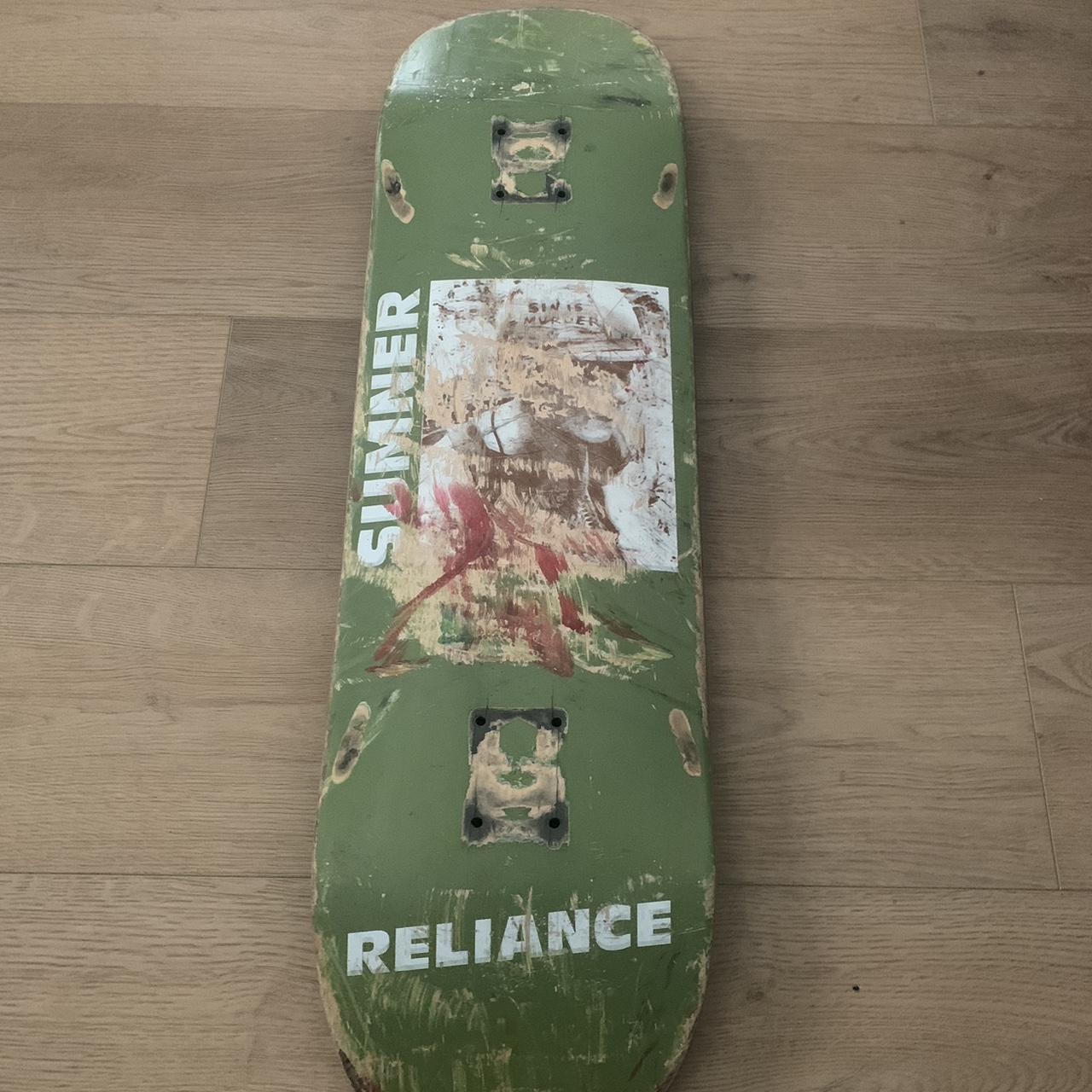 Reliance skateboard deck sumner pro model with the... - Depop