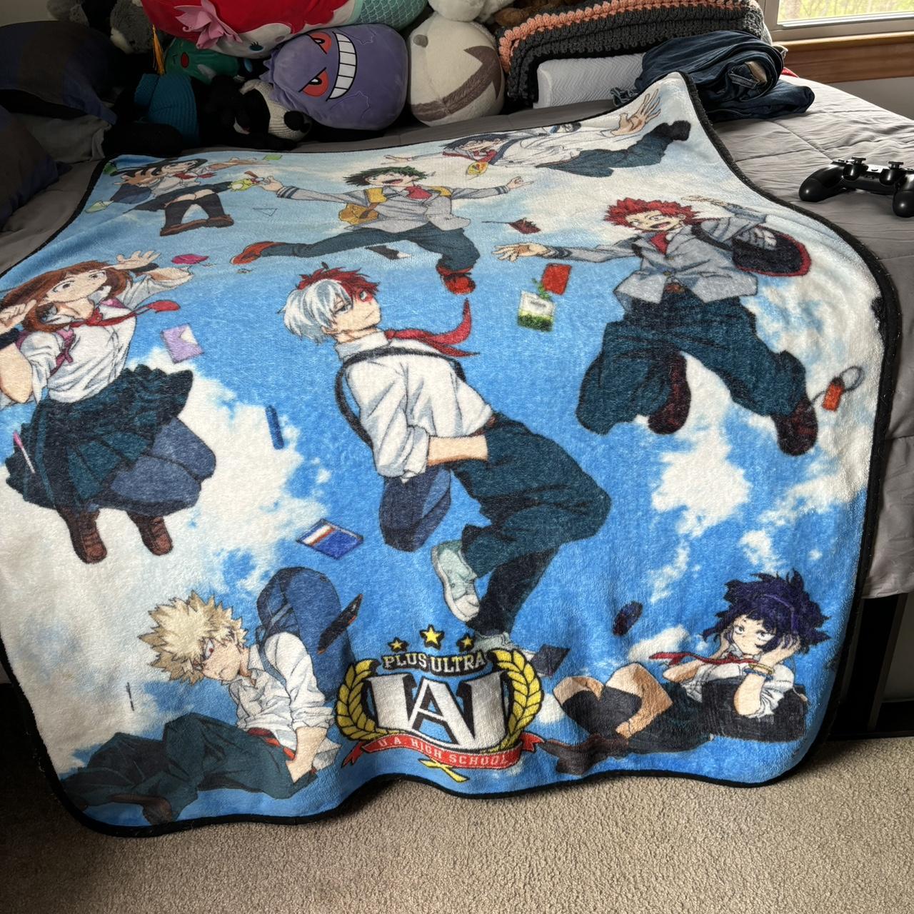 My Hero Academia Fuzzy Throw Blanket #anime #mha... - Depop