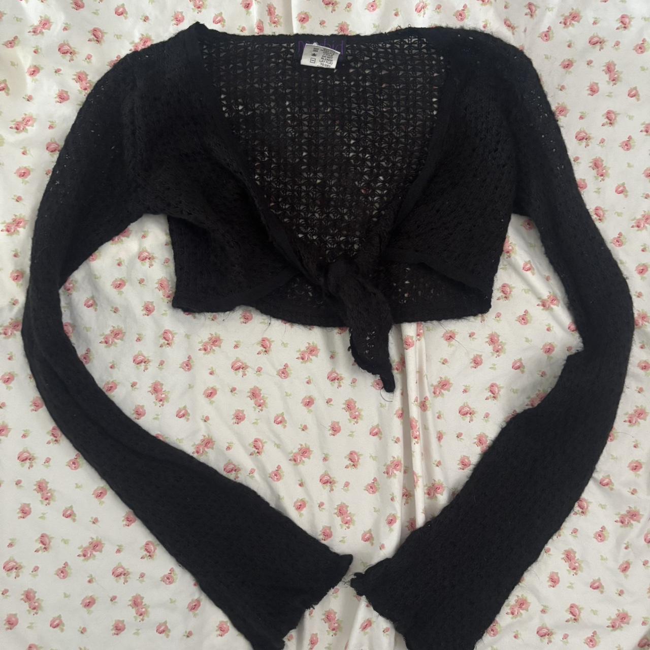 morbid threads crochet top size... | Depop