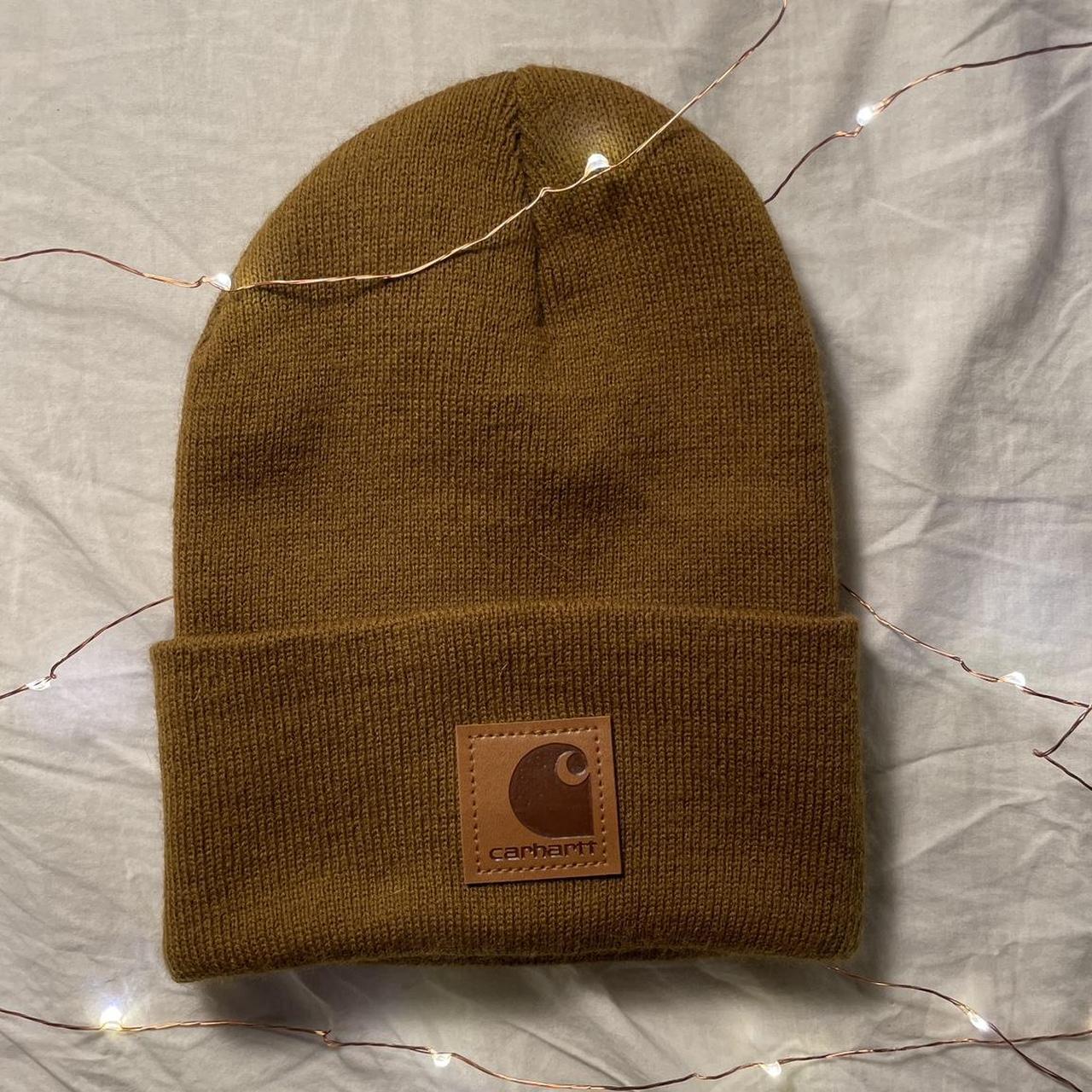 brown carhartt beanie ☆ - Depop