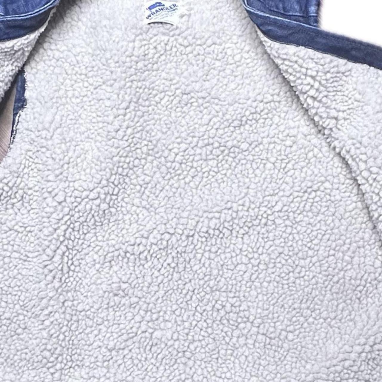 Wrangler Sherpa denim cowboy vest. Rodeo vest. ... - Depop