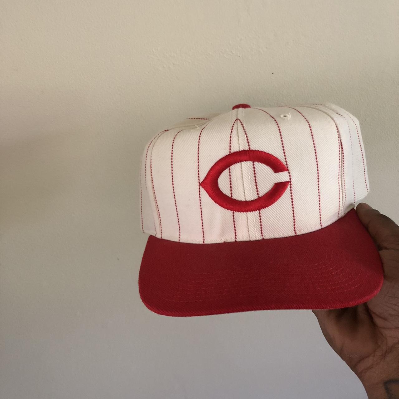Vintage Cincinnati Reds Pinstripe Sports... - Depop