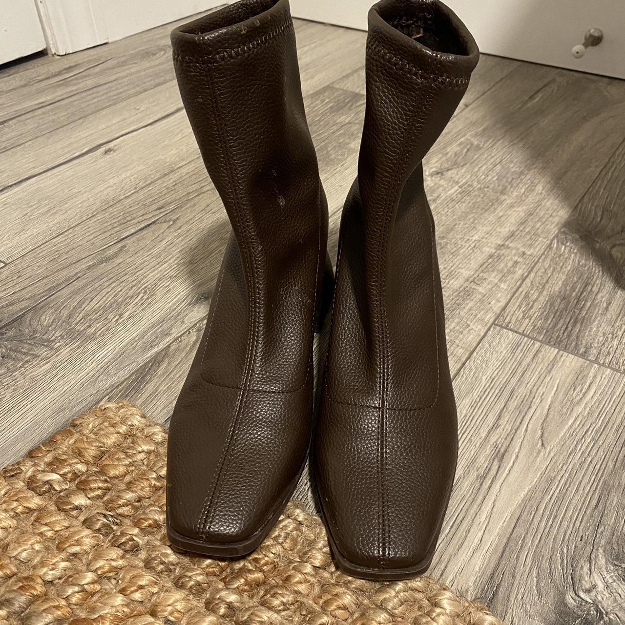 Brown Primark heels, faux... - Depop