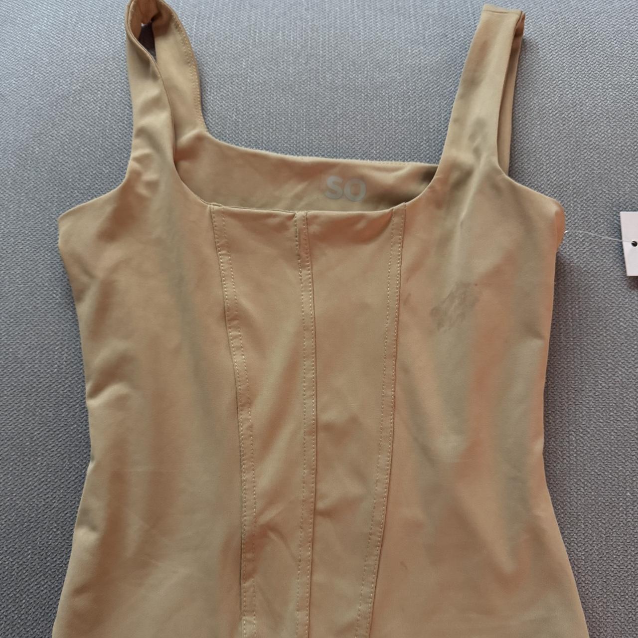 NWT Sonoma STRETCH Bodysuit Mimics a Corset w the... - Depop