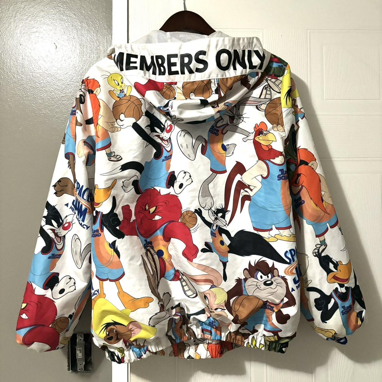 Members Only Space Jam Jacket - Depop