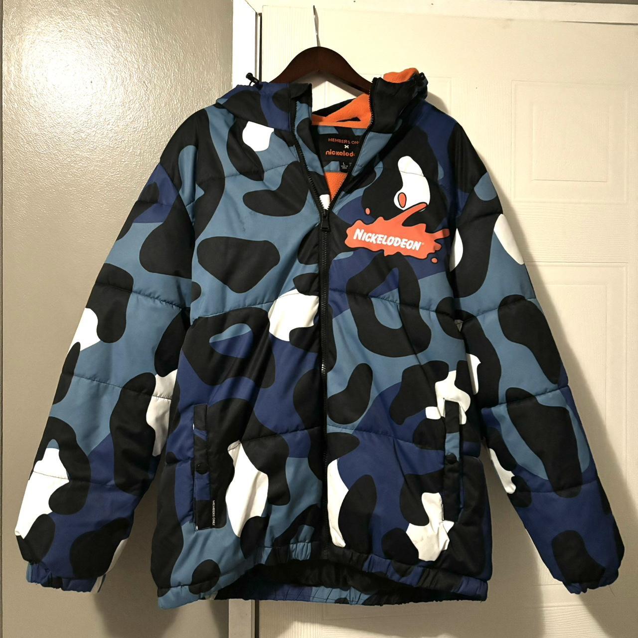 Members Only Nickelodeon Puffer Jacket - Depop