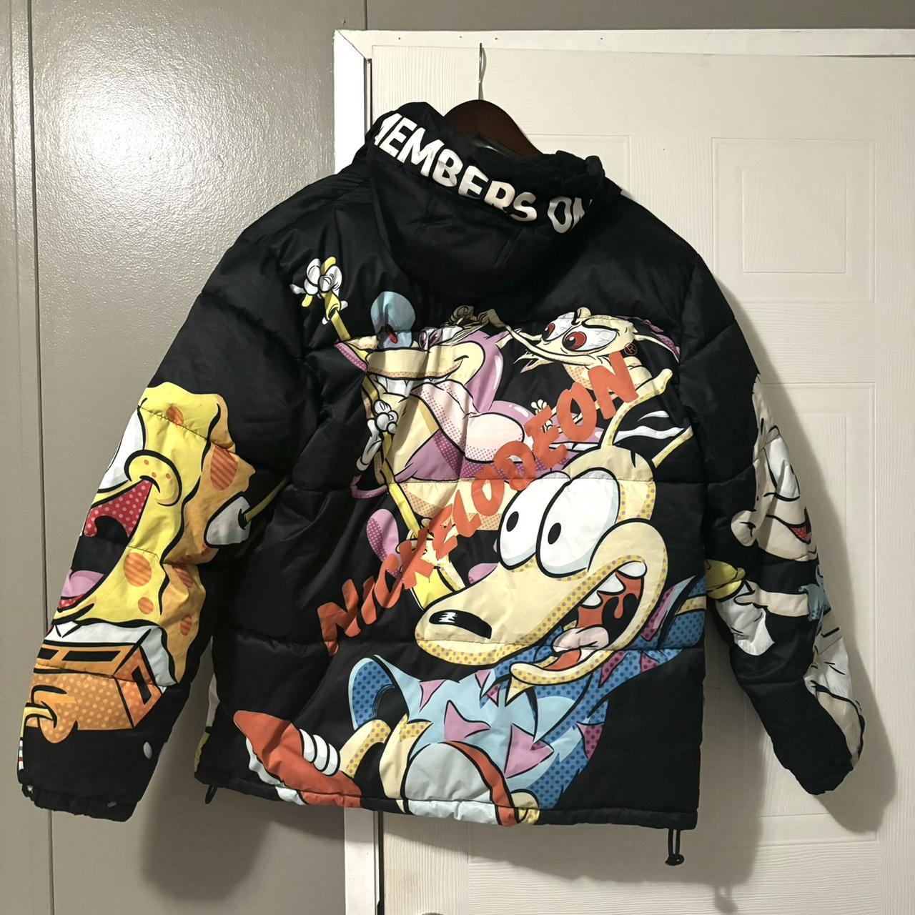 Members Only Nickelodeon Puffer Jacket - Depop