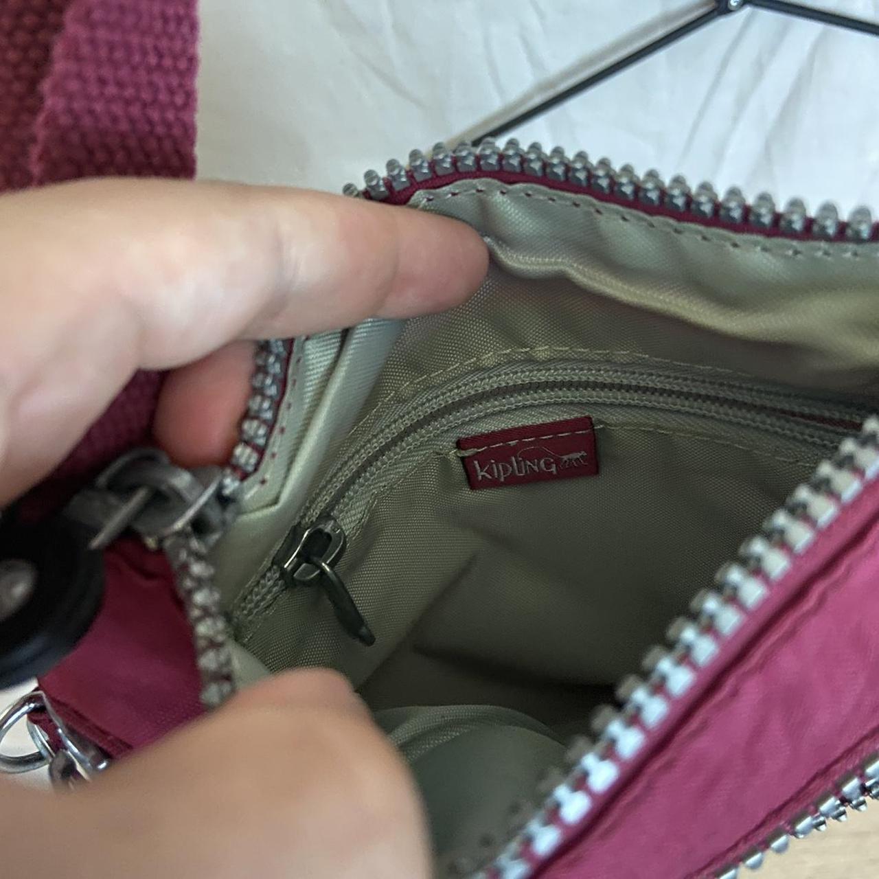 🍇burgundy kipling purse/shoulder bag🍇 such a cute... - Depop