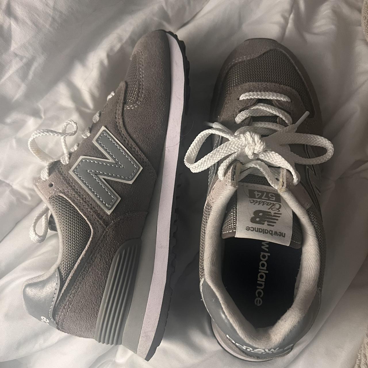 New balance 574 , only worn a couple times in great... - Depop