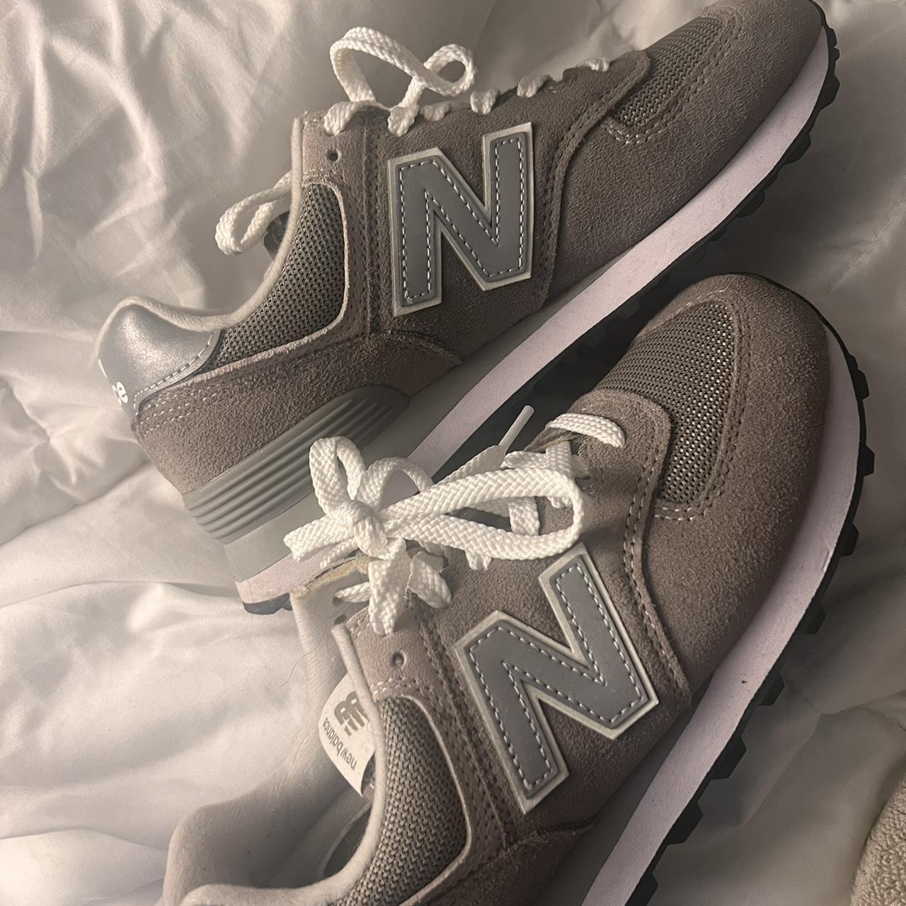 New balance 574 , only worn a couple times in great... - Depop