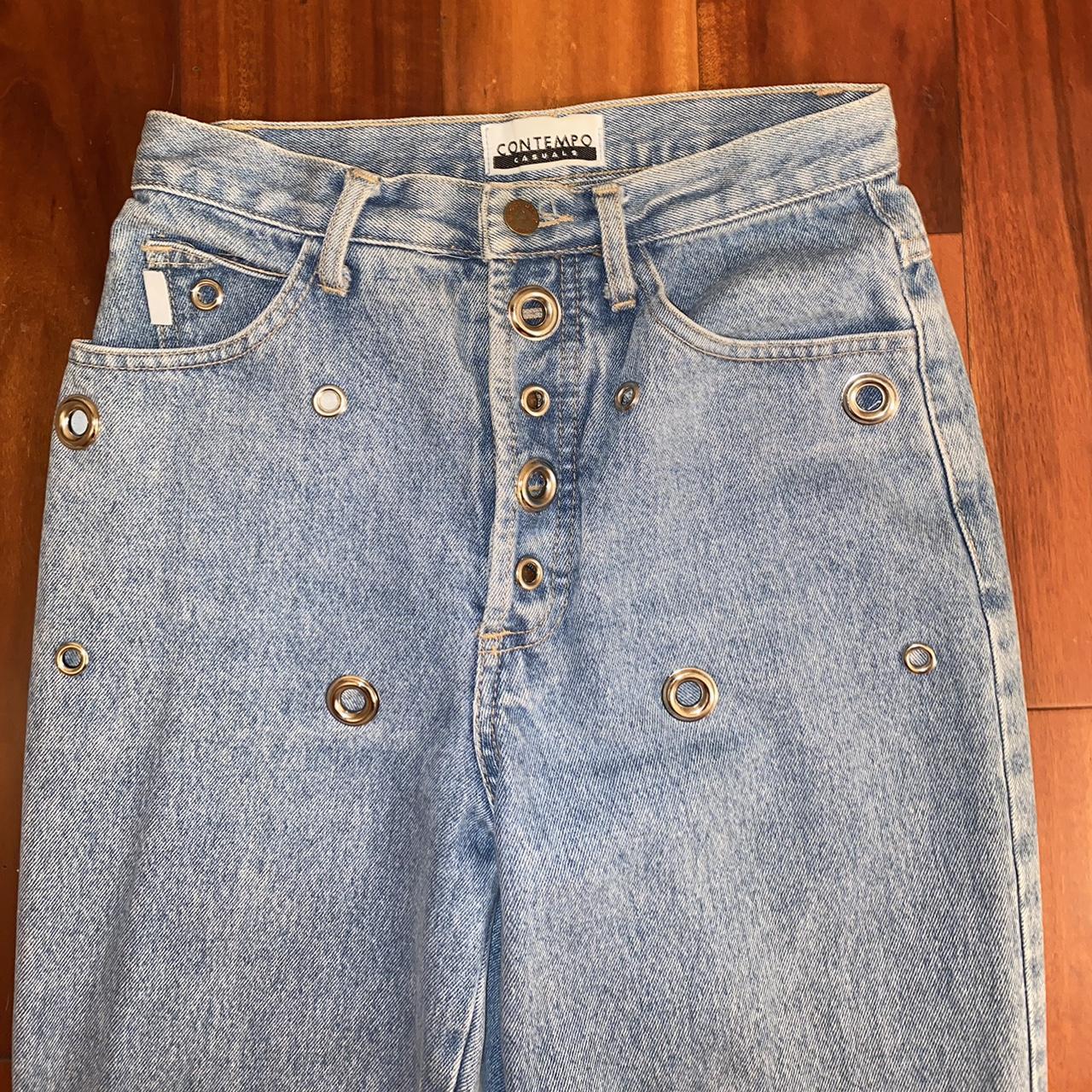 Vintage Contempo Casuals jeans Size 1 Inseam 28’ - Depop