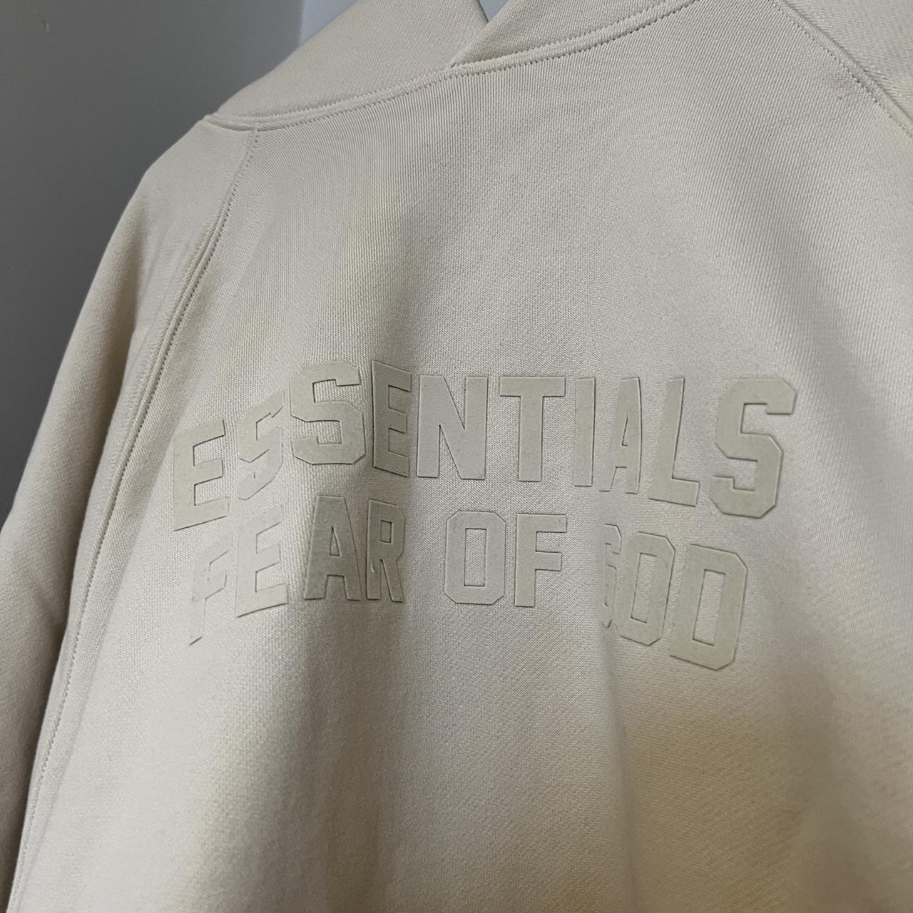 Authentic Essentials fear of god hoodie Unisex... - Depop