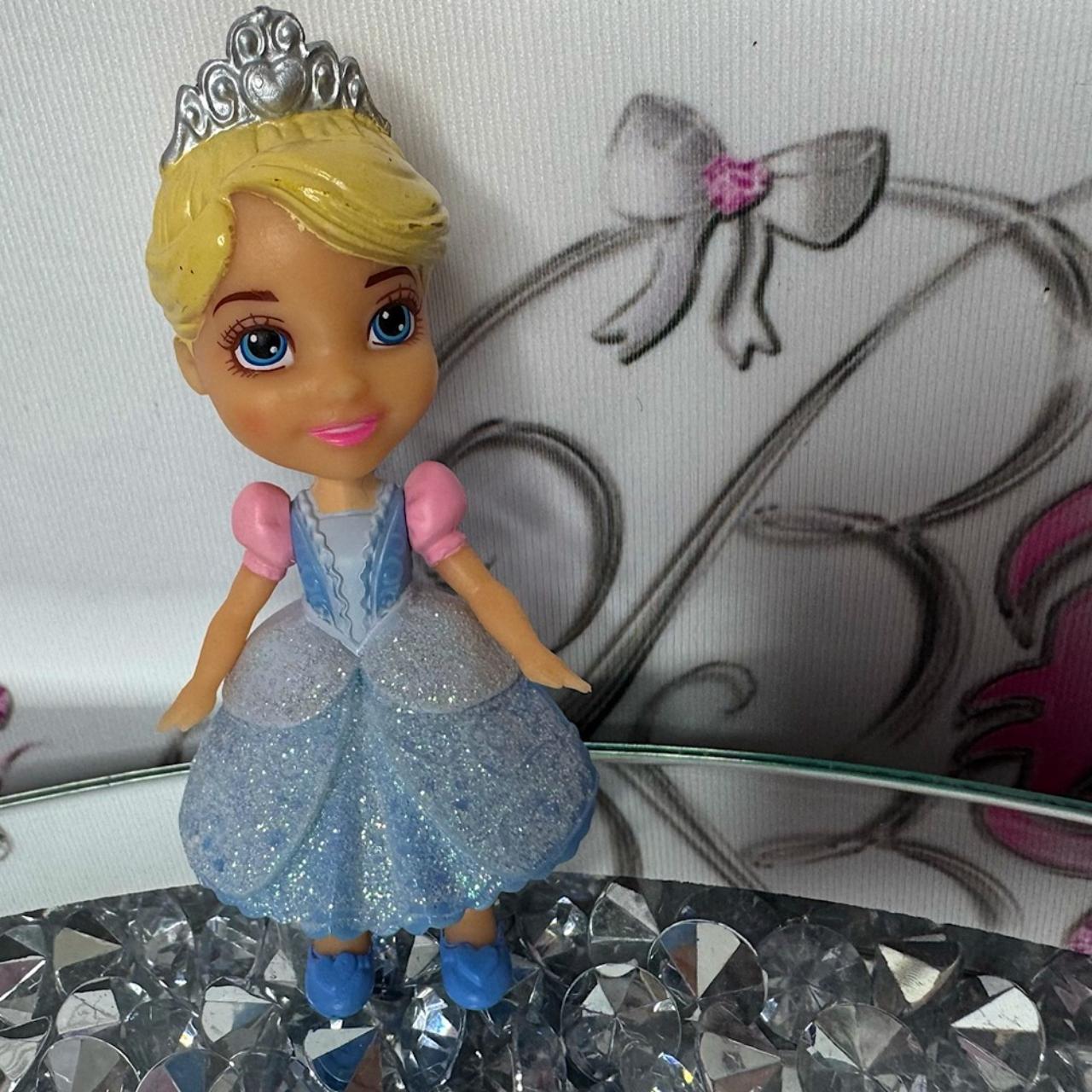 Disney Cinderella 3 inch doll figurine blue cute... | Depop