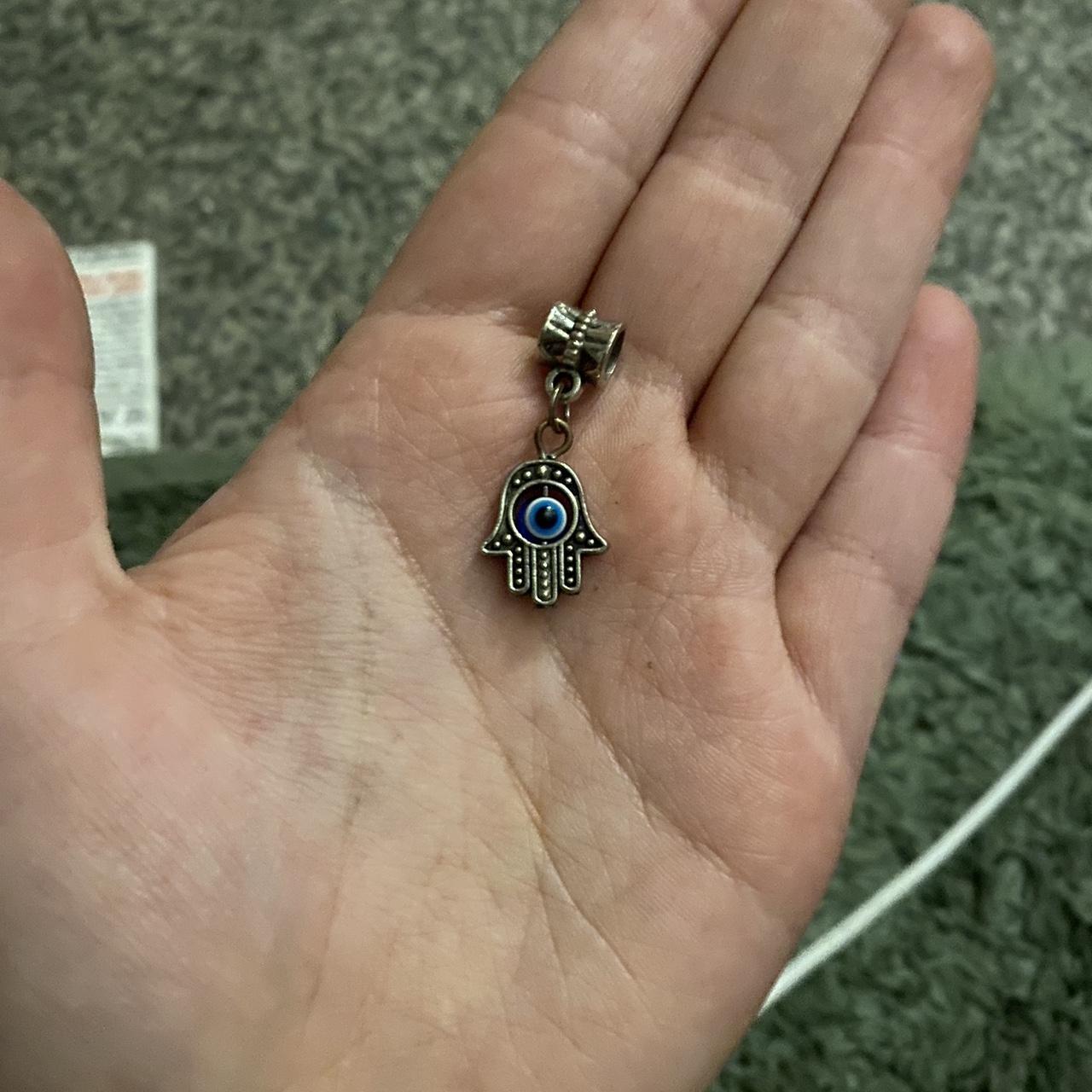 Hamsa hand charm fits onto Pandora - Depop