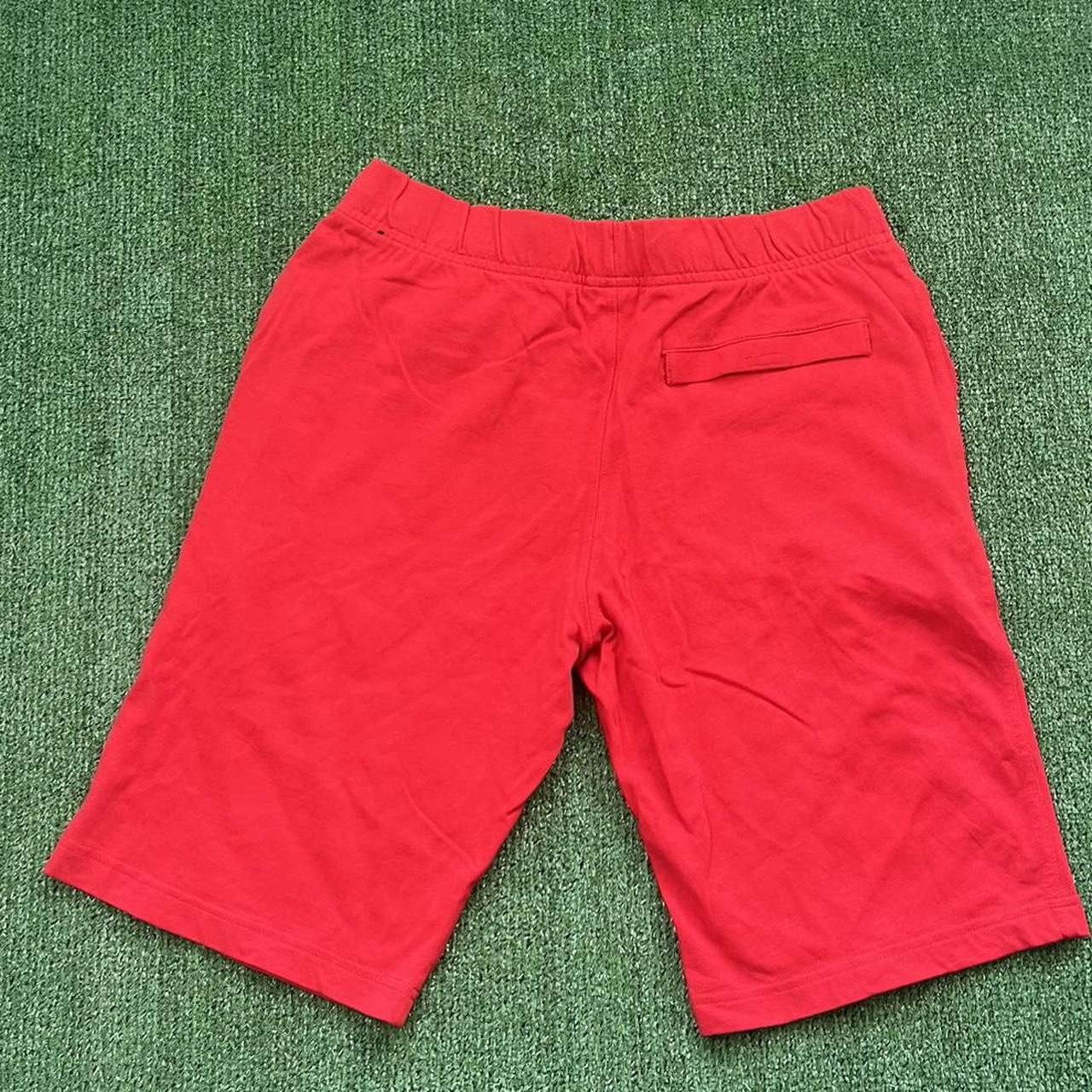 Nike Red Cotton Shorts, Medium #nike #shorts #summer - Depop