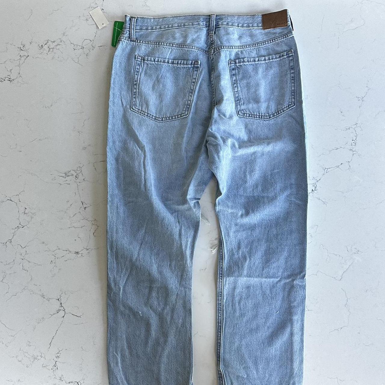 aero hemp denim 90’s super high rise straight... - Depop