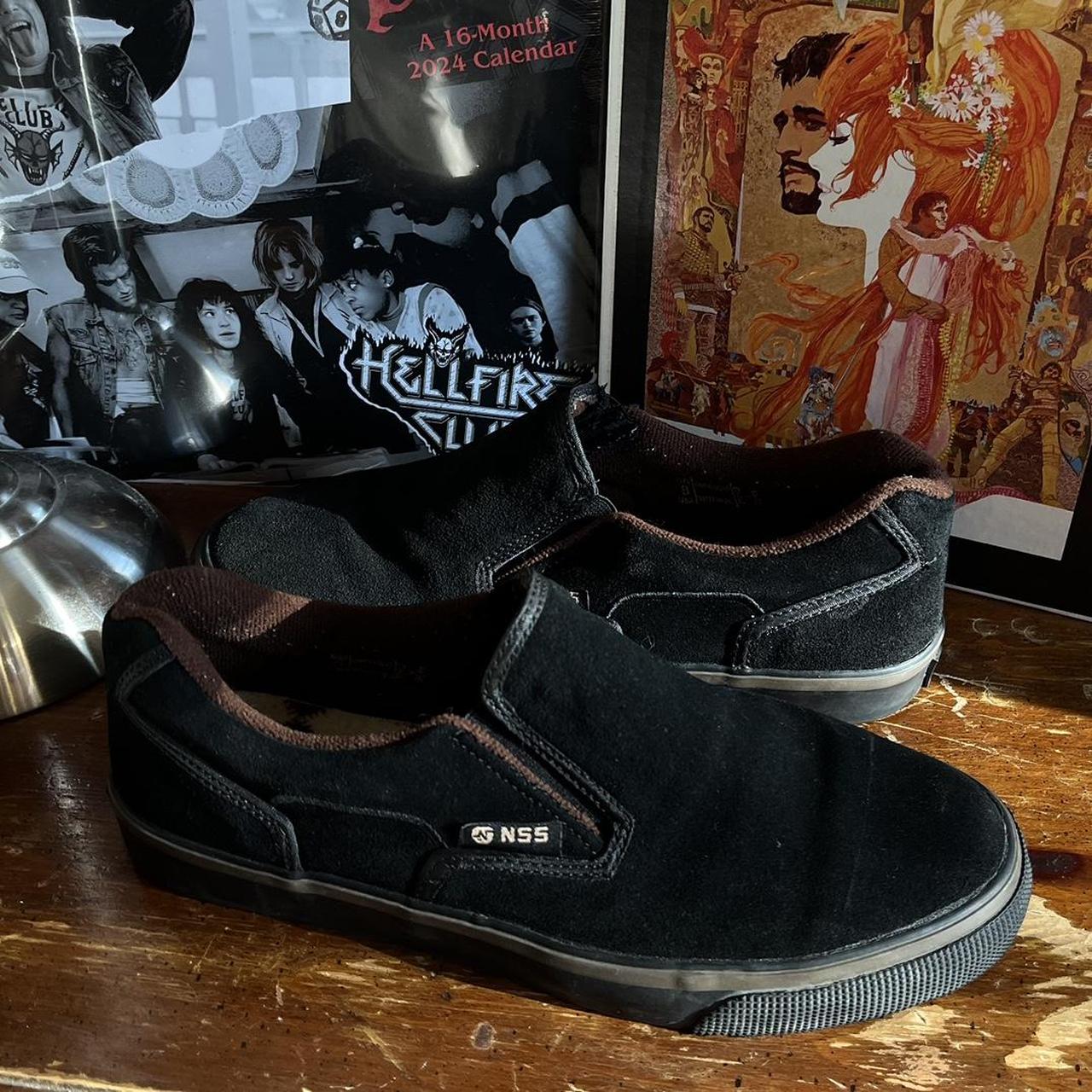 NSS shoe, Size 8. The shoe has this checker styling... - Depop