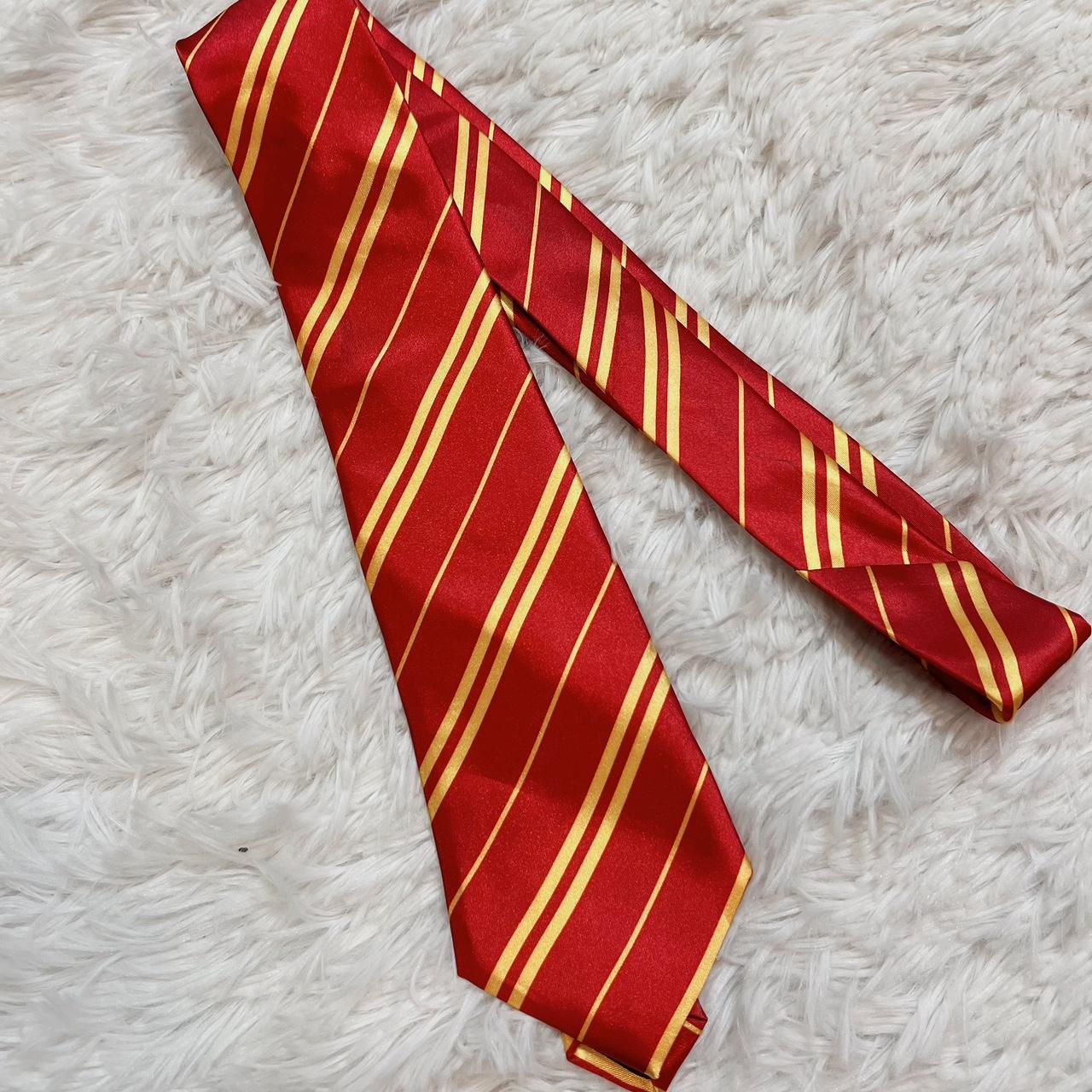 Harry Potter Gryffindor silk neck tie EUC Send an... - Depop