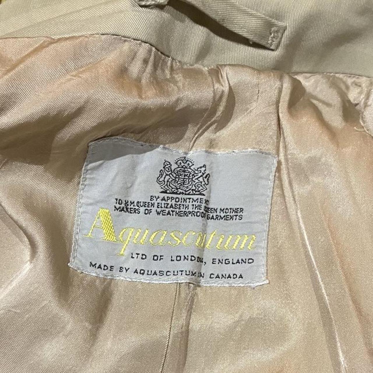 Men’s Aquascutum Beige Trench Coat Outside is in... - Depop
