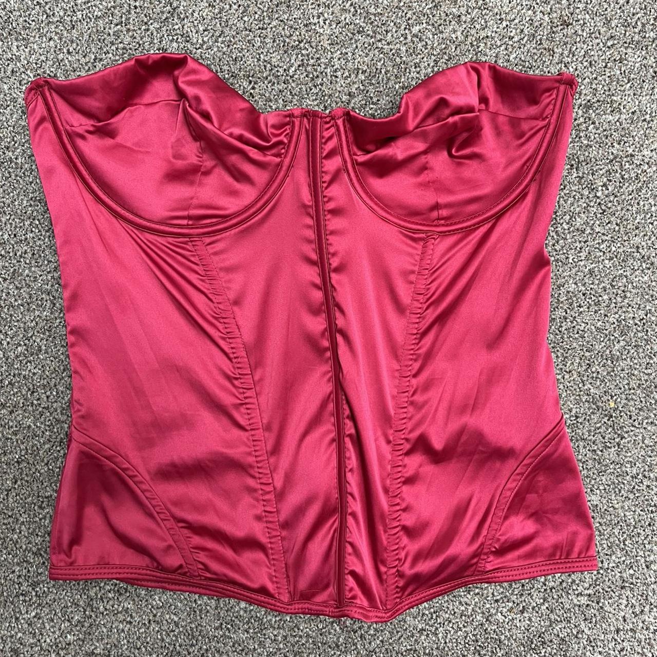 ASOS Women's Red Corset | Depop