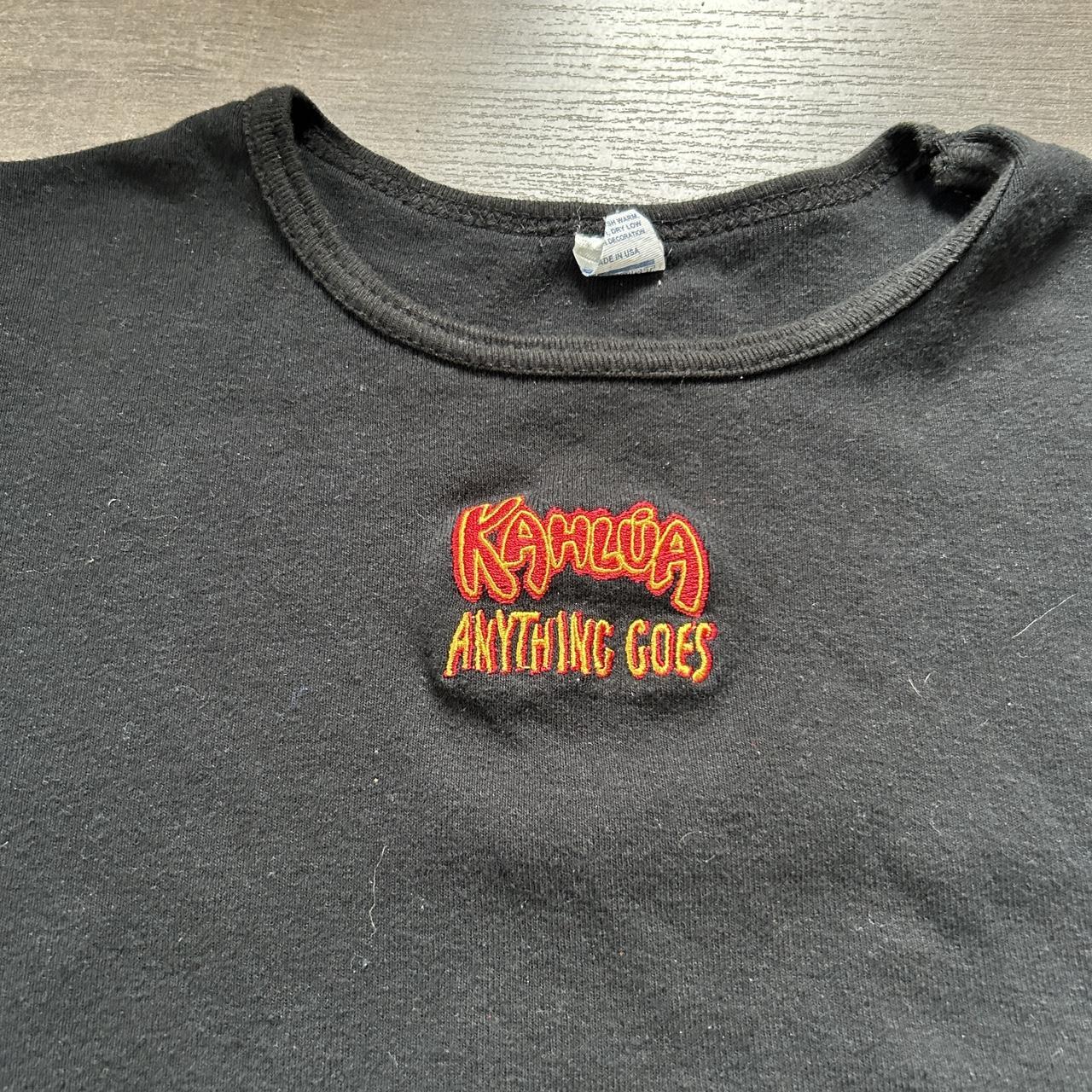 kahlua baby tee ⛓️ best for size medium! true vintage... - Depop