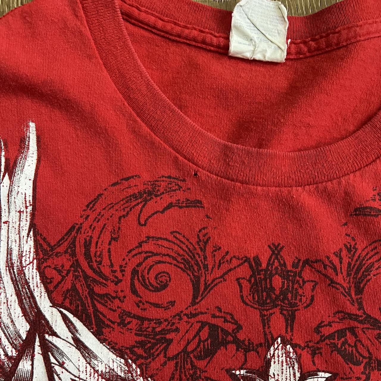 red cross design y2k graphic tee - brand is gildan,... - Depop