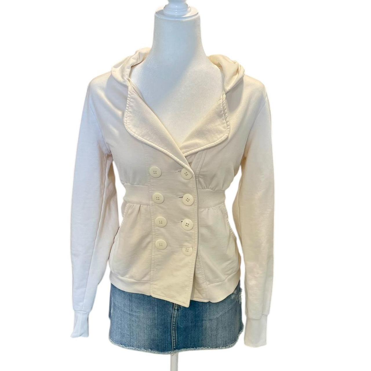 LA Kitty White Button Up Jacket ~ good Condition,... | Depop