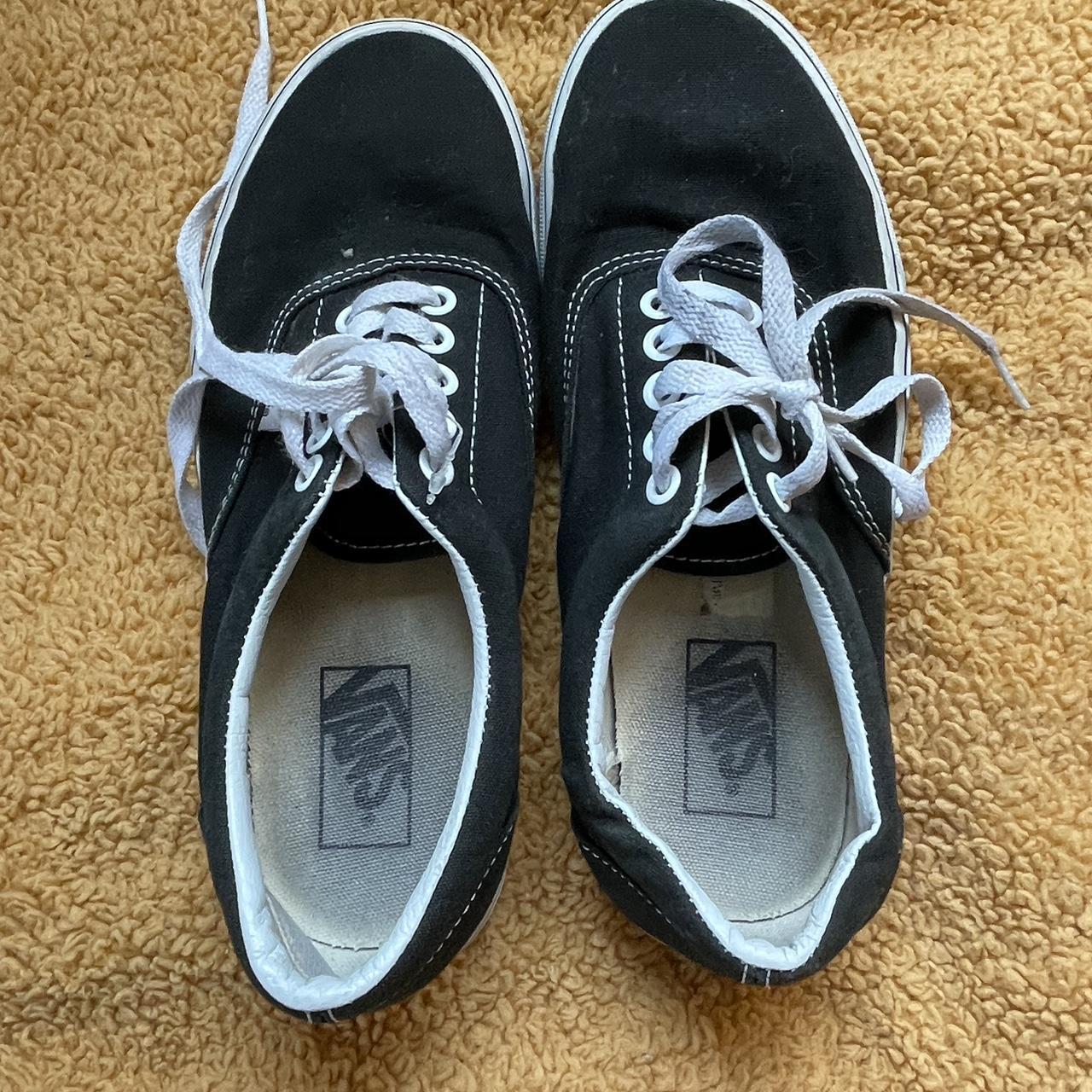 Vans Women's Black Trainers | Depop