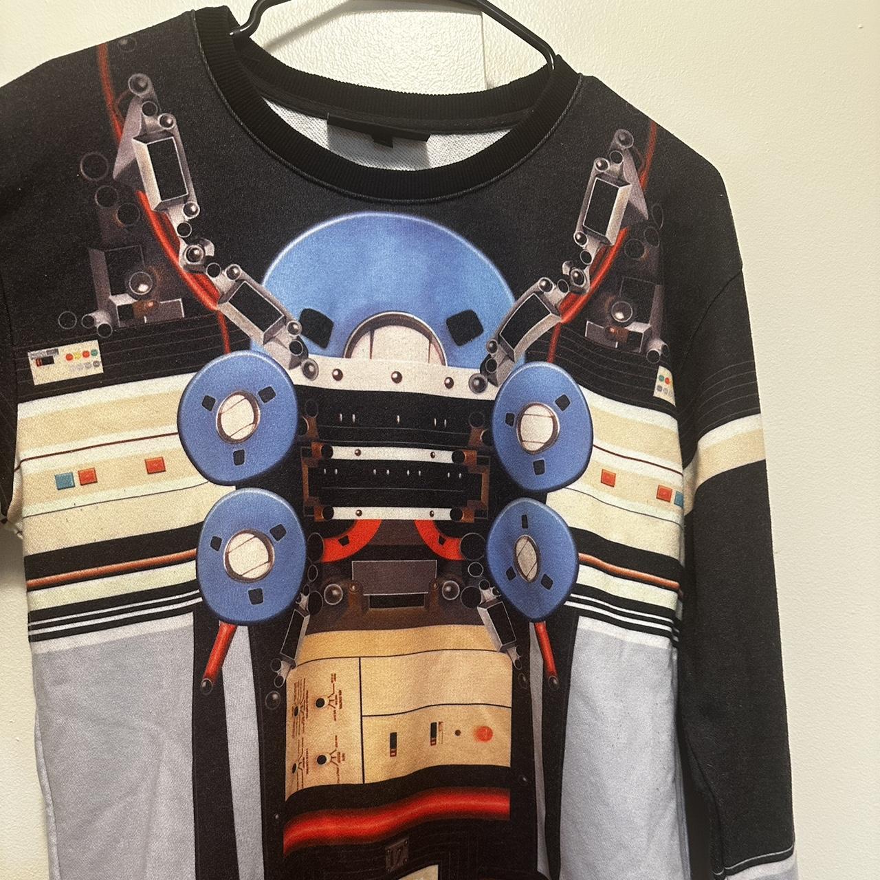 Givenchy robot print sweater open to offers | Depop