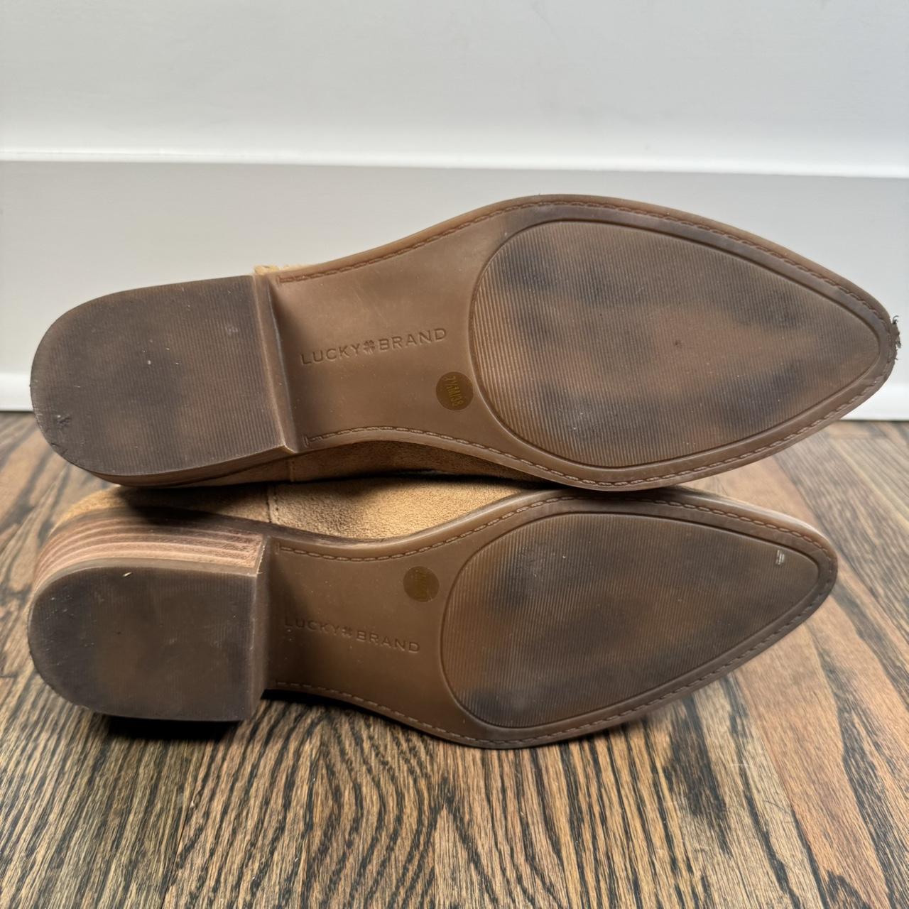 Lucky Brand Suede Hadrya Ankle Western Boots size... | Depop