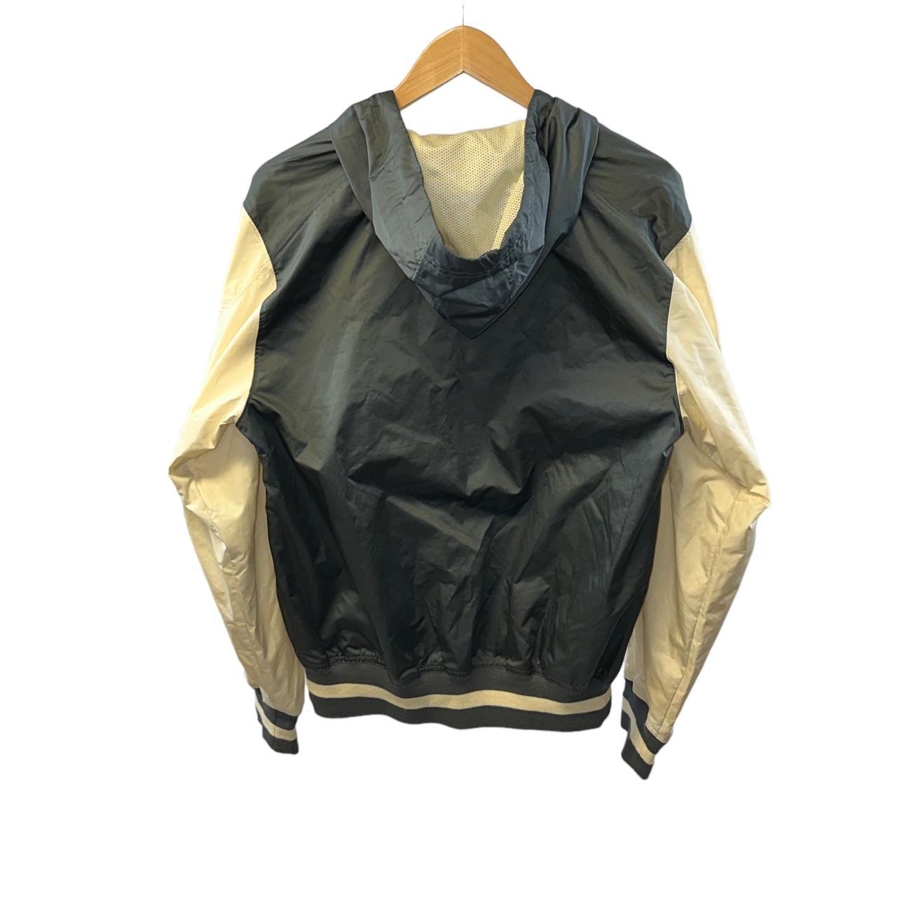 Jordan Men's Grey and White Jacket | Depop