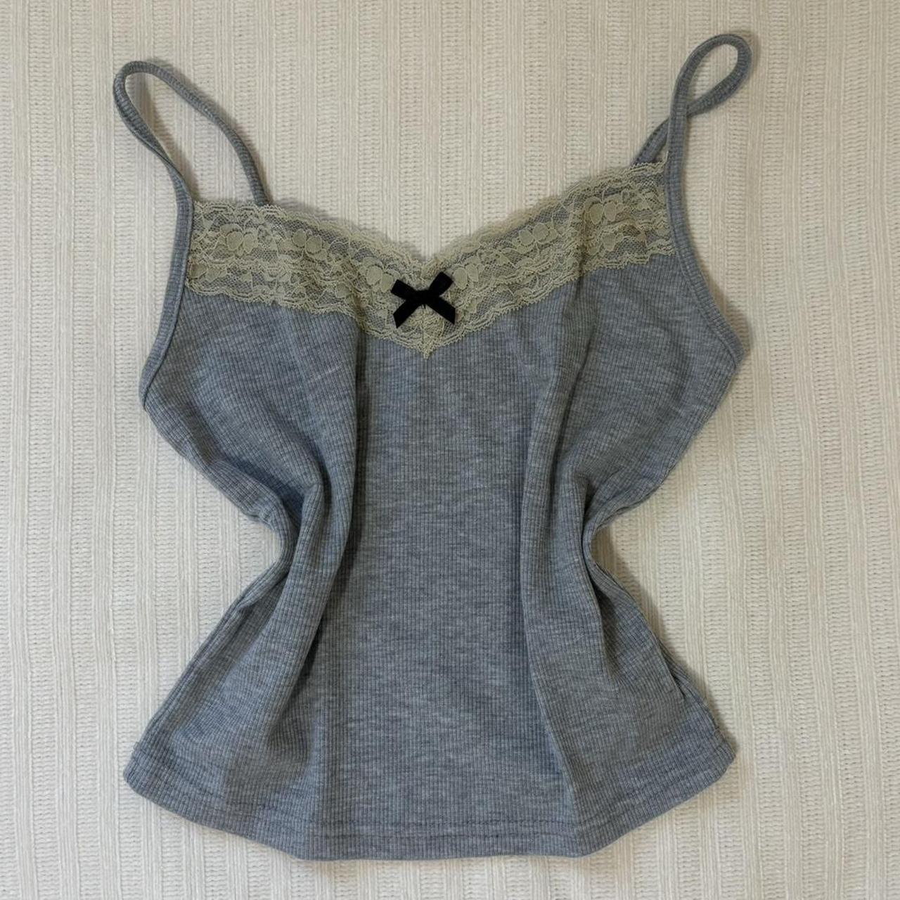 ⋆˚ ˖ ࣪ Acubi Lace Tank⋆˚ ˖ ࣪ fits XXS-S | Depop