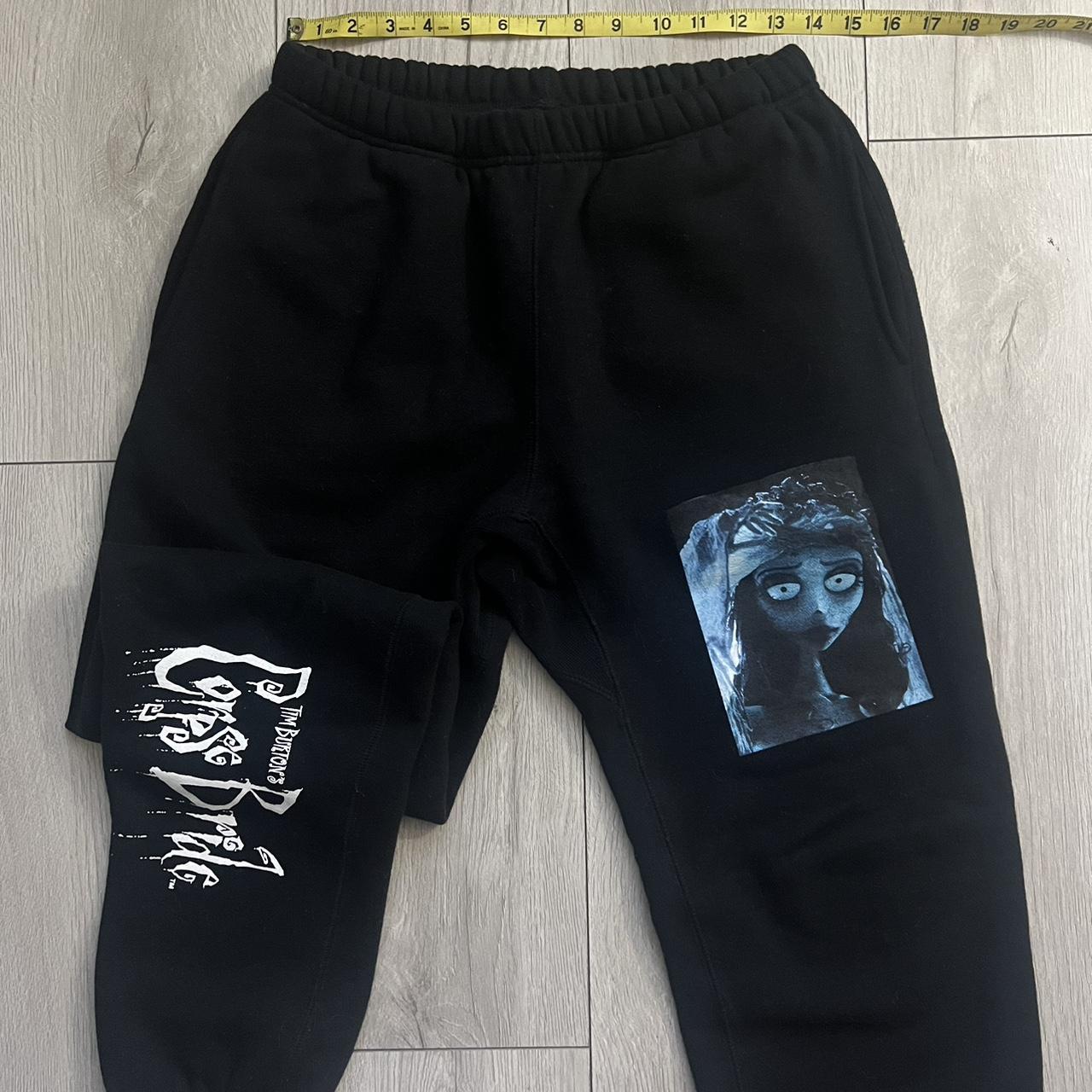 DUMBGOOD Corpse Bride Black Sweatpants Size Men’s... - Depop