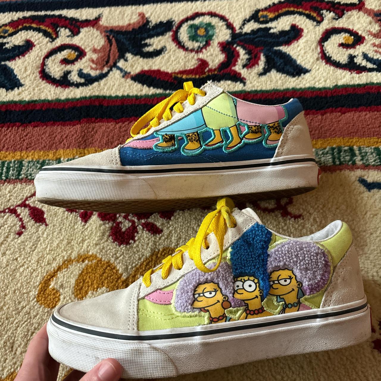 Limited addition Simpsons vans - Depop