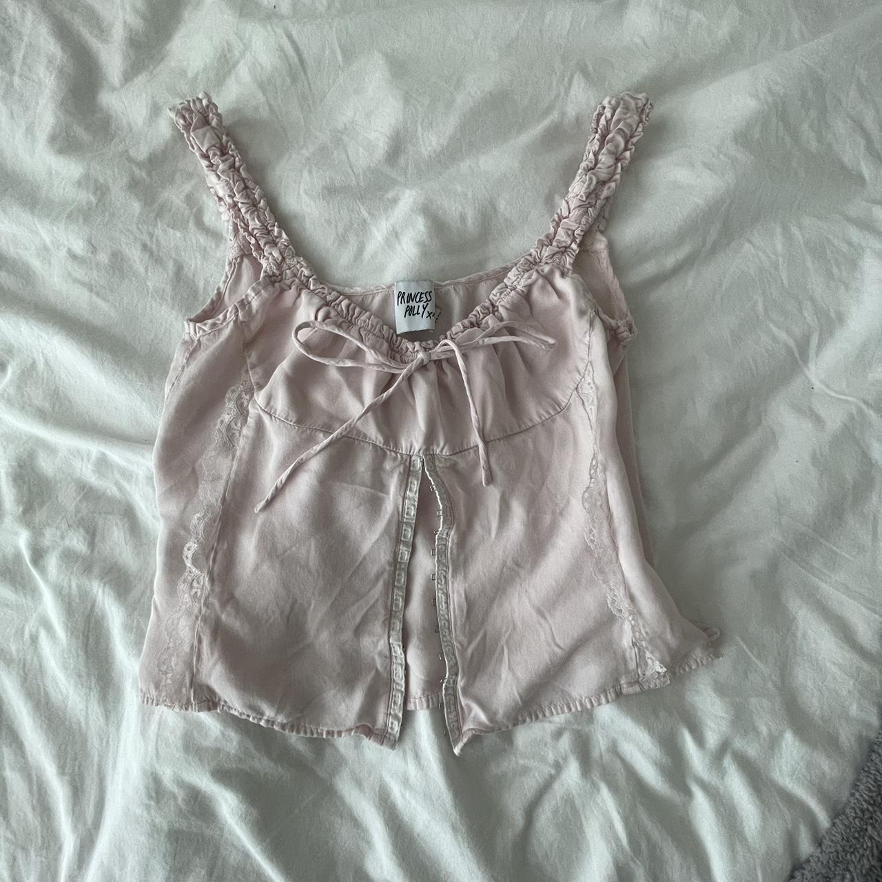 Light pink Princess polly top Size 4 Only worn... - Depop