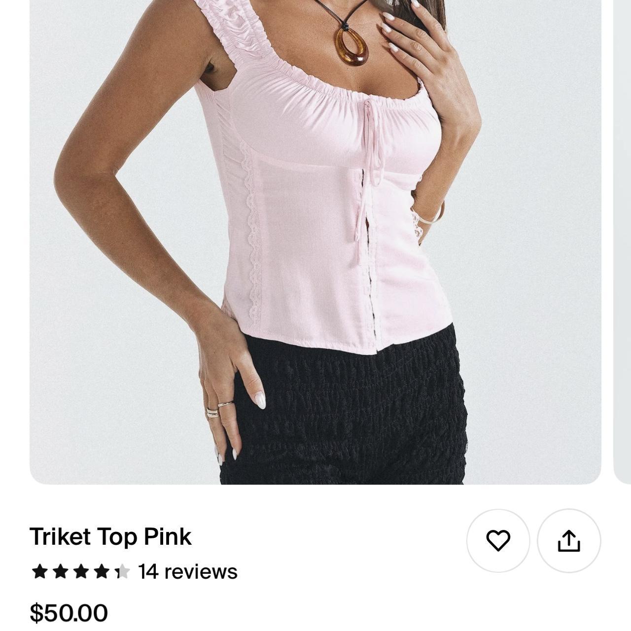 Light pink Princess polly top Size 4 Only worn... - Depop