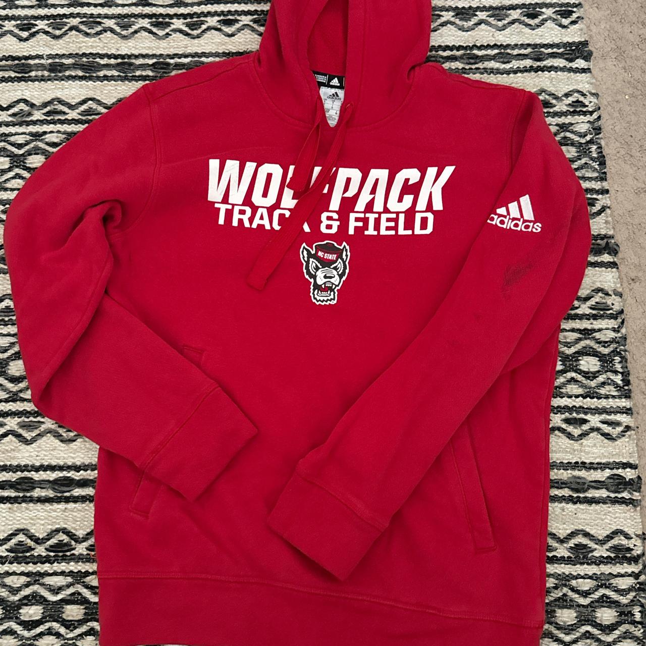 NC State Track & Field Hoodies Some staining on it... - Depop