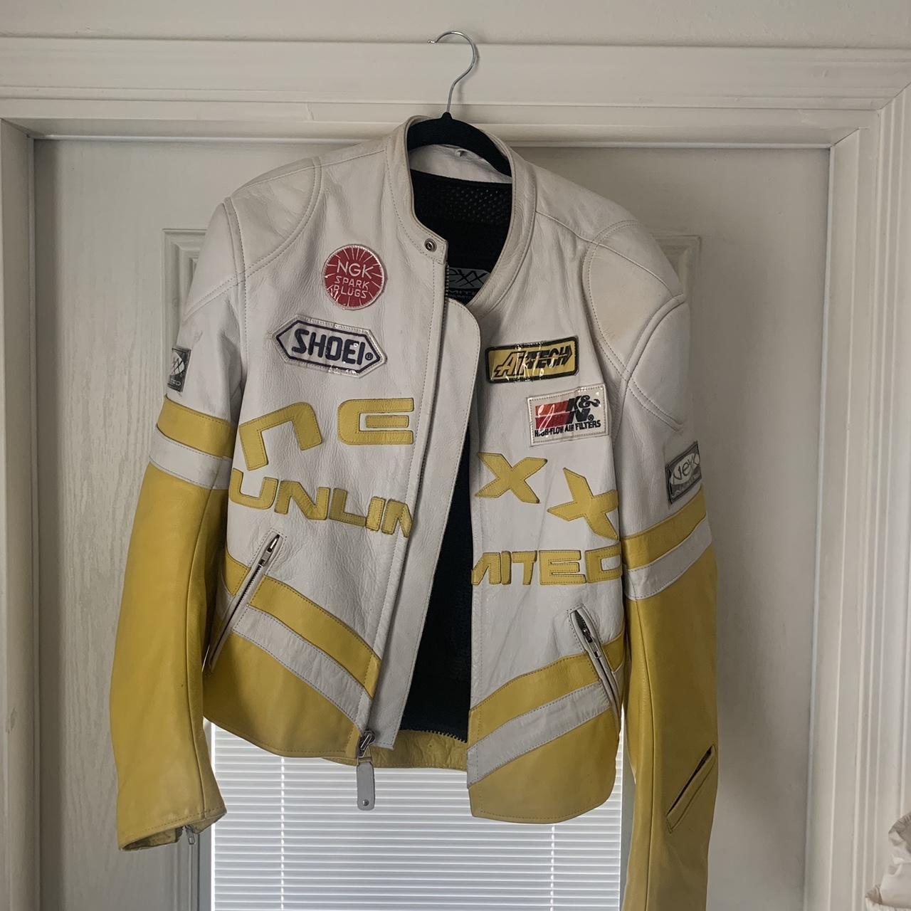 Nexx limited leather moto jacket. Large/44 - Depop