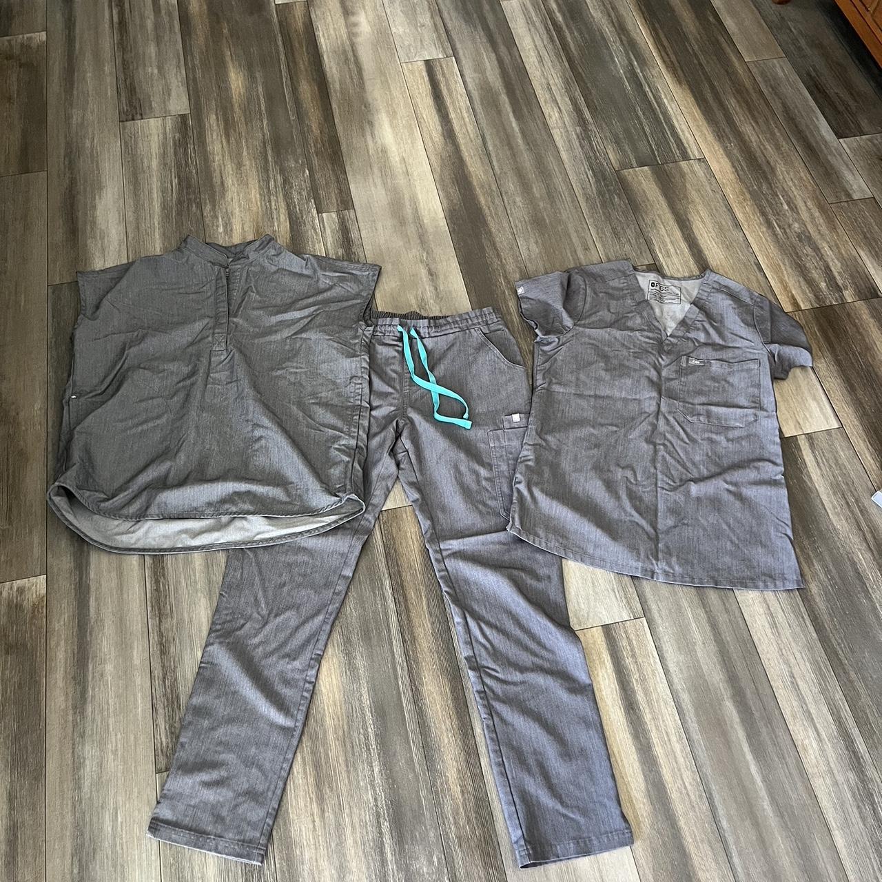 figs graphite set. bottoms small. rafaela (left) xs.... - Depop