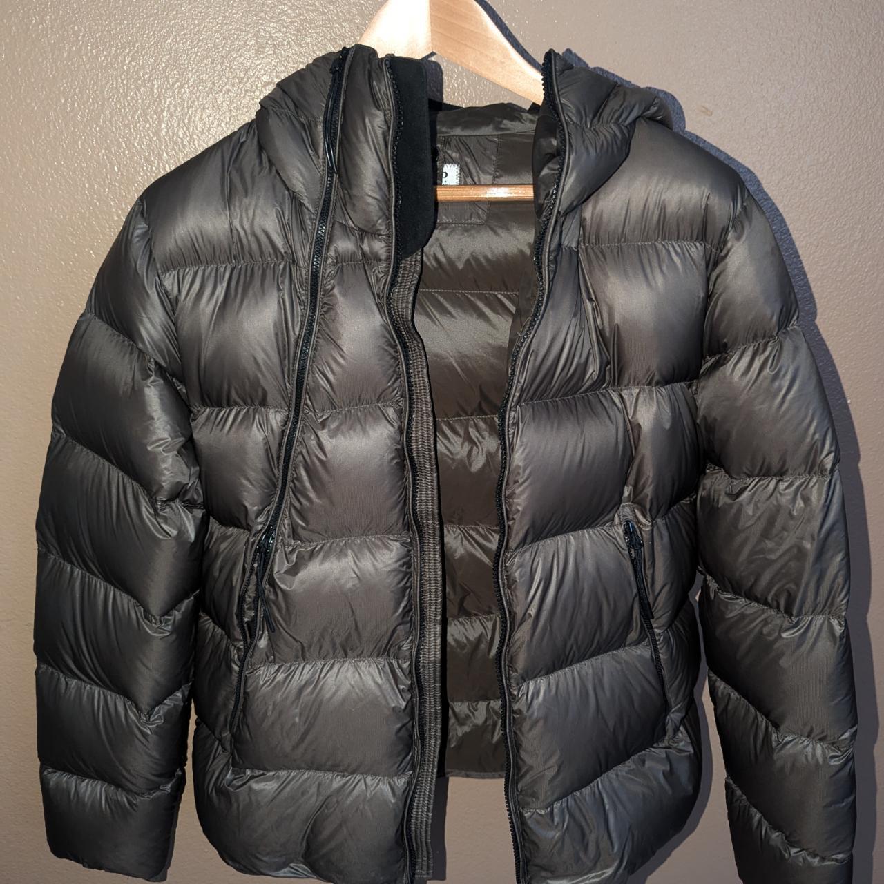 C.P. Company Green Goggle Puffer Coat/Jacket in size... - Depop